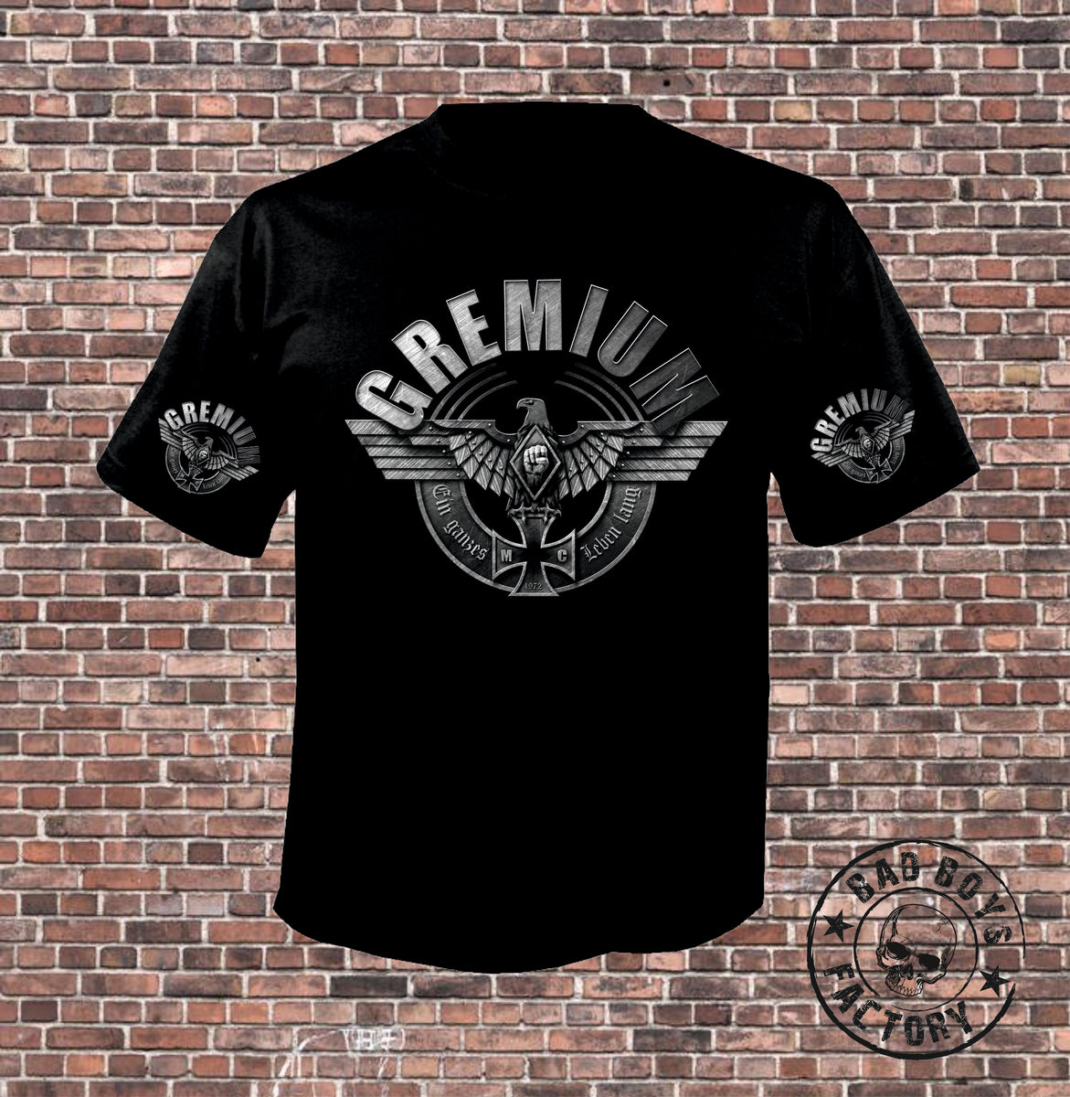 T-SHIRT 'GREMIUM STAHLADLER' – Bad Boys Factory