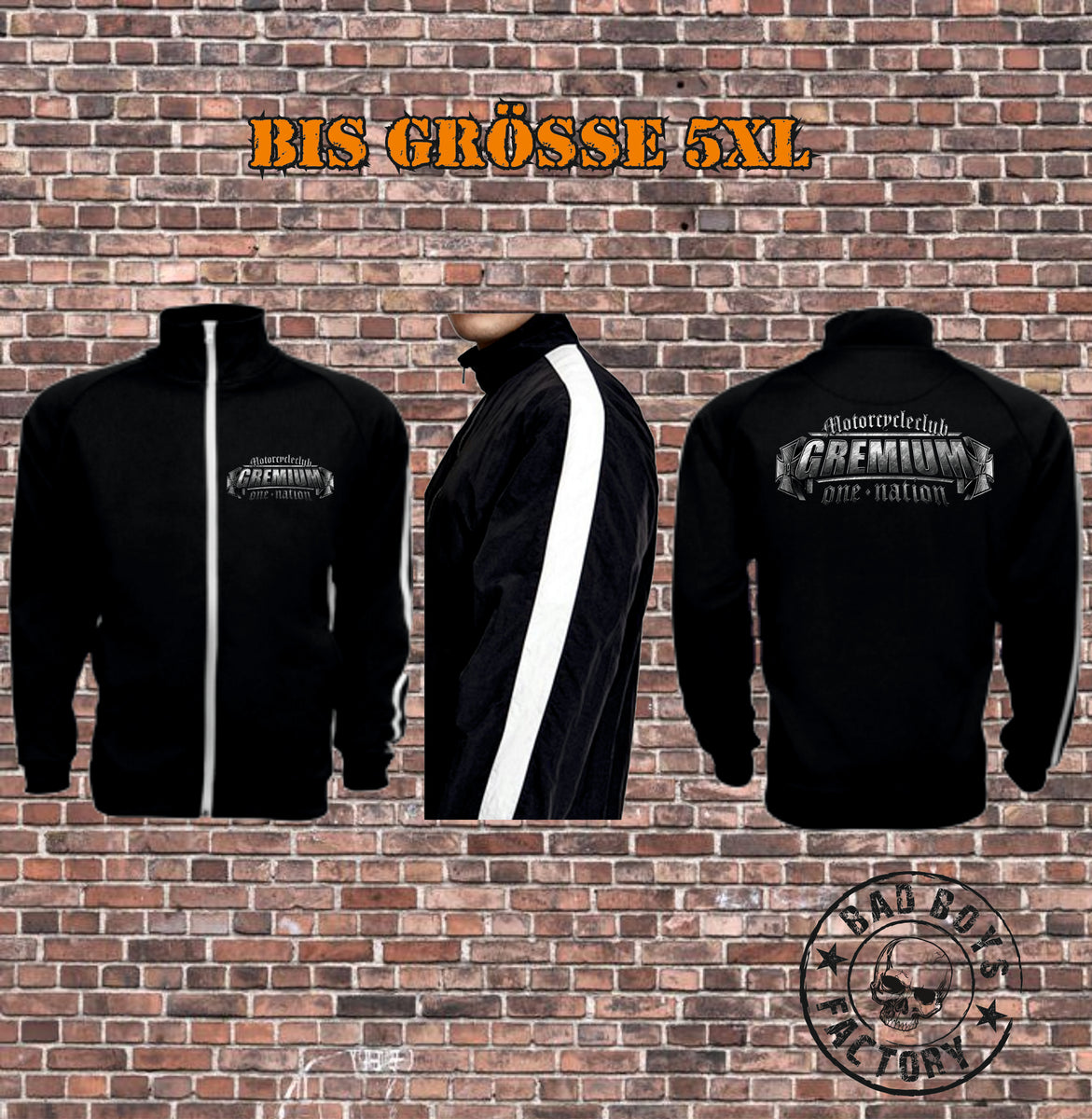 TRAININGSJACKE 'GREMIUM-ONE NATION' – Bad Boys Factory